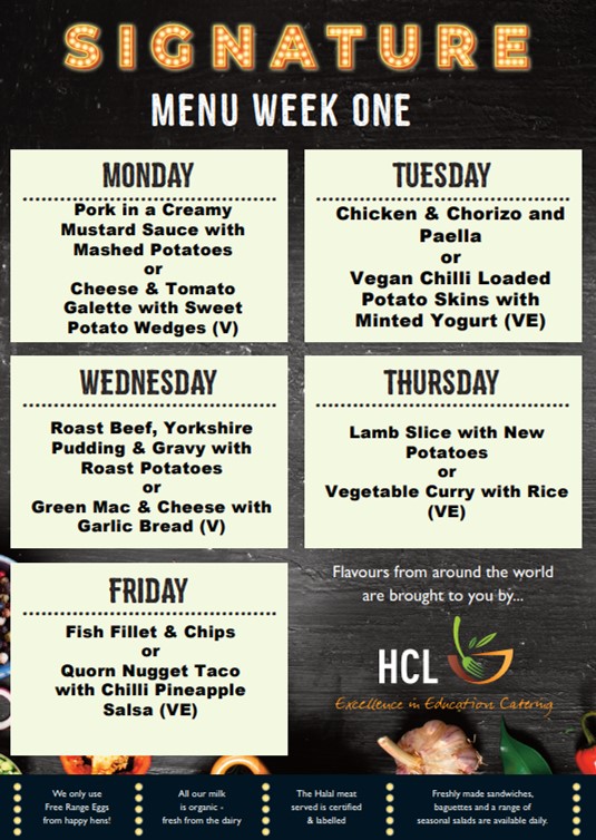 School Meal Menus - Barnwell School